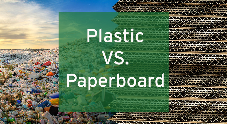 Is paperboard better than plastic for gift cards?